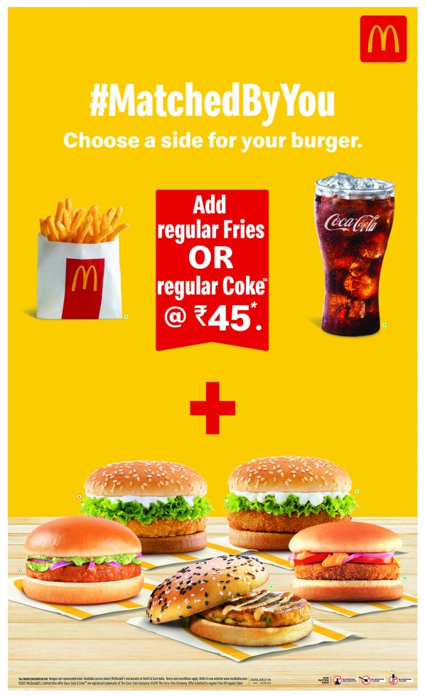 McDonald’s India – North and East brings #MatchedByYou campaign