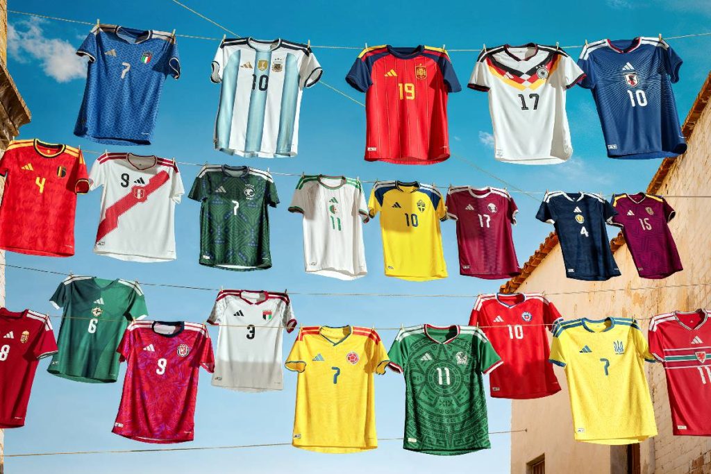 ADIDAS REVEALS LARGEST EVER COLLECTION OF HOME KITS AHEAD OF FIFA WORLD ...